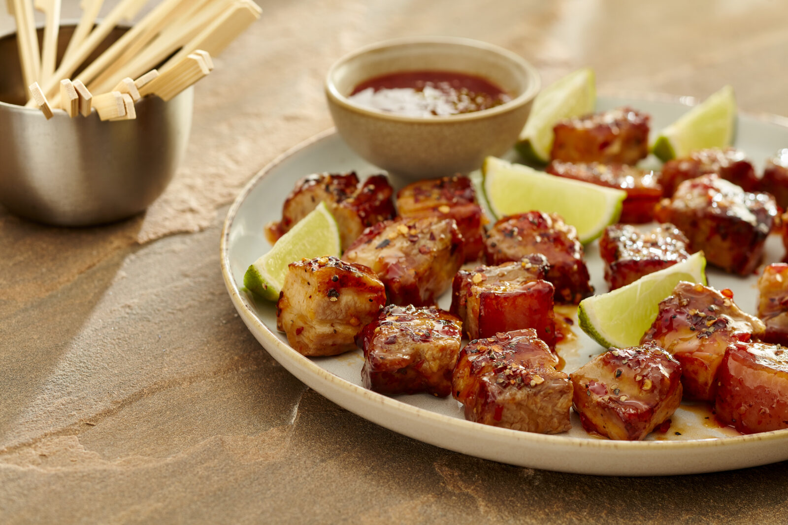 Salt and Chilli Belly Pork Bites - Porc Blasus